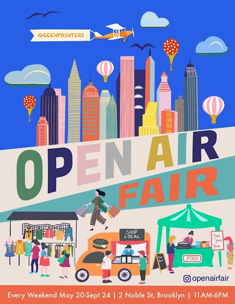 Greenpointers Open Air Fair waterfront weekend summer market - The Art ...